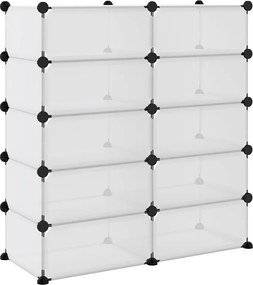Botník průhledný 84 x 32 x 88,5 cm PP 340567