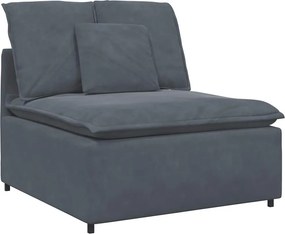 Modulární pohovka s polštáři tmavě šedá 3321100