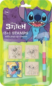 JIRI MODELS Razítka 3+1 set s pop-up voskovkou Lilo and Stitch 0l