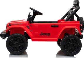LEAN CARS Akumulátorové vozidlo Jeep Rubicon DK-JWR558 24 V, červené