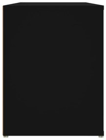Botník černý 100 x 35 x 45 cm kompozitní dřevo - Default Title