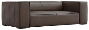 Hnědá kožená pohovka 212 cm Madame – Windsor &amp; Co Sofas