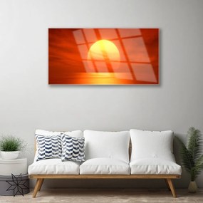 akrylový obraz Západ Slunce Moře 100x50 cm