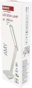 Stolní LED lampa Amy bílá