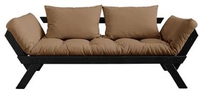 sofa BEBOP by Karup - 75*180 cm black (černá) + futon mocca 755