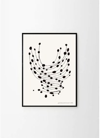 Plakát 30x40 cm Dancing Dots – Leise Dich Abrahamsen – The Poster Club
