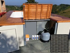 Poolmaster Rozšíření pro bazény ELEGANCE 650, 750, 900 EXOTIC BROWN (0707)