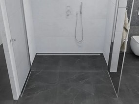 Mexen Pretoria Duo, 2-křídlé sprchové dveře do otvoru 150 cm, 6mm čiré sklo, chromový profil, 852-150-000-02-00