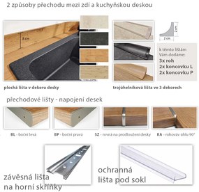 GLAMOUR z | horní skříňka výklopná GLA-35G | 50 cm | zelená mat