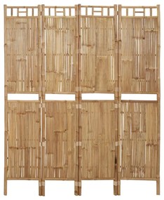 4dílný paraván bambus 160 x 180 cm - Default Title