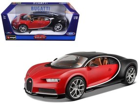 Bburago 1:18 bugatti chiron sport červený