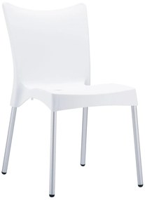 Plastová židle Juliette - Bílá