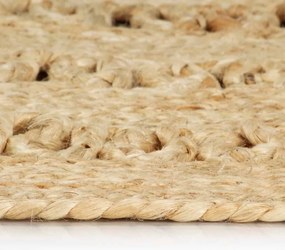 Ručně vyrobený koberec ze splétané juty 90 cm 133707