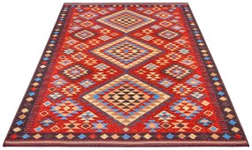 Hanse Home Collection koberce Kusový koberec Cappuccino 105875 Peso Red Blue - 160x235 cm