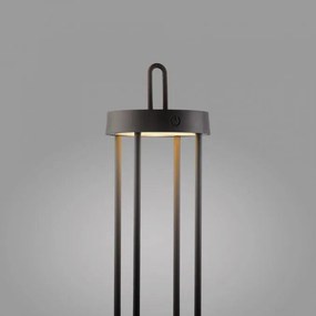 LD 19301-18 ANSELM LED stolní lampa na baterie černá 50cm dotykový stmívač IP44 zahradní svítidlo 2700K - JUST LIGHT