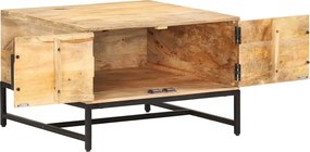 Konferenční stolek 67 x 67 x 45 cm masivní mangovníkové dřevo 320375