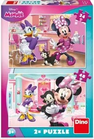 DINO Minnie a Figaro / 24+48 dílků / od 4 let