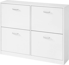 XXXLutz VYKLÁPĚCÍ BOTNÍK, bílá, 105,5/82,7/24 cm Boxxx - Online Only šatny & botníky - 002543076001