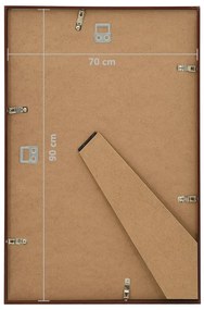 vidaXL Marketos Fotorámečky koláž 5 ks na zeď nebo stůl bronzové 70 x 90 cm MDF