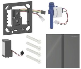 Geberit - Elektronické ovládání splachování pisoárů typ 40, síťové napájení, Bluetooth, sklo/lávová 116.227.JK.1