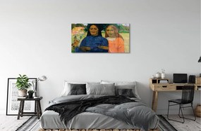 Obraz na skle Umění portrét ženského 140x70 cm