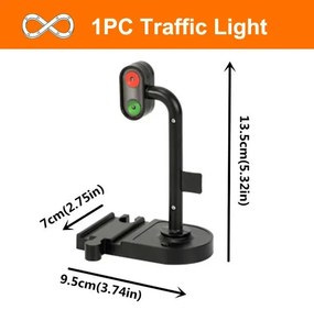 Rozšíření dřevěné trati (různé příslušenství) k elektrickému vláčku (31-39) Barva: 1pc traffic b