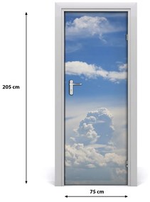 Fototapeta na dveře samolepící mraky na nebi 75x205 cm