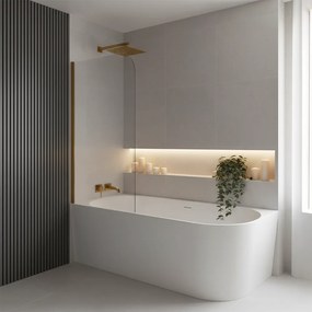 Rea Bellanto Slim, rohová akrylátová vana 1700x790x580 mm, levá, bílá, REA-W0131