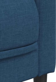 2dílná sedací souprava modrá textil 3209244