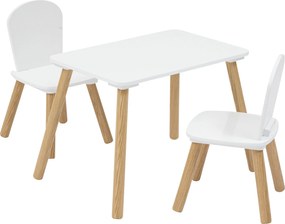 Stoleček a dvě židličky pro děti ALEX