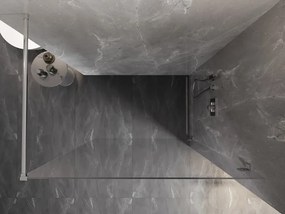Mexen Lunar sprchová stěna Walk-in pravá 90 x 200 cm, transparentní 8 mm, chrom - 830-090-000-01-00-P