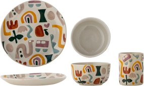 Kameninová dětská jídelní sada 3 ks Filur – Bloomingville Mini