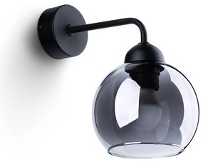 Sollux Lighting Nástěnné svítidlo ALINO 1 Černá