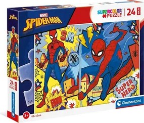 Clementoni PUZZLE Spiderman: Super Hero MAXI / 24 dílků / od 3 let
