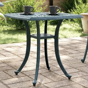 vidaXL Zahradní stolek 53 x 53 x 53 cm litý hliník [4002817] Barva: Zelená