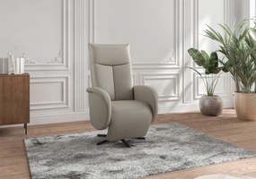 XXXLutz RELAXAČNÍ KŘESLO, kůže, šedá Sit & More - Online Only křesla & taburety - 00014401627J