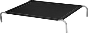 PawHut Elevovaná Postel pro Psy a Kočky, Vzdušná Postel 130x90x20 cm pro Spánek a Odpočinek s Ocelovým Rámem pro Vnitřní a Venkovní Použití