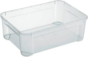 Regalux Clear Box Úložný box M, 54,8 × 38,4 × 18,9 cm, 31 l, transparentní