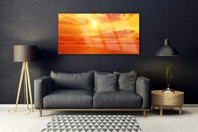 Plexisklo-obraz Slunce Moře Krajina 120x60 cm