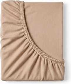 Kvalitex Jersey dětské prostěradlo světle béžové 60x120cm