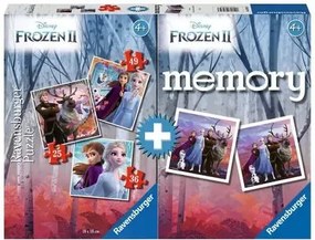 Ravensburger Disney: Ledové království 2 pexeso + 25/36/49 dílků / od