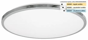 Top Light -LED Koupel. stropní svítidlo SILVER LED/18W/230V IP44 pr. 34 cm chrom