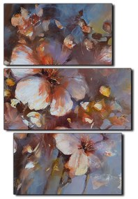 Obraz na plátně - Květ mandlí, reprodukce ruční malby - obdélník 7273C (120x80 cm)