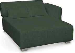 Potah na pohovku Mysinge dlouhý barva zelená látka pletený vzor