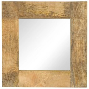 Zrcadlo z masivního mangovníkového dřeva 50 x 50 cm,  246301 HangarStore.cz