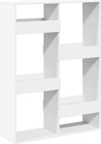Knihovna bílá 100 x 33 x 135 cm kompozitní dřevo 3309384