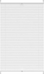 Plisované žaluzie / rolety Plisse 70 x 125 cm - bílé 240598