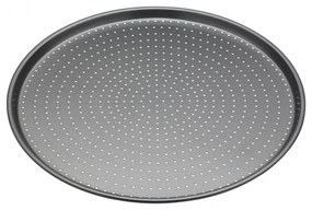 Kitchen Craft Kulatý plech na pečení Pizza Tray ⌀ 32 cm, šedá barva, kov
