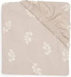 Jollein Prostěradlo napínací 120x60 Twig Wild Rose