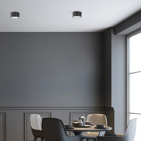 TK Lighting Černé stropní svítidlo Top 80mm pro žárovku GX53 TK6241